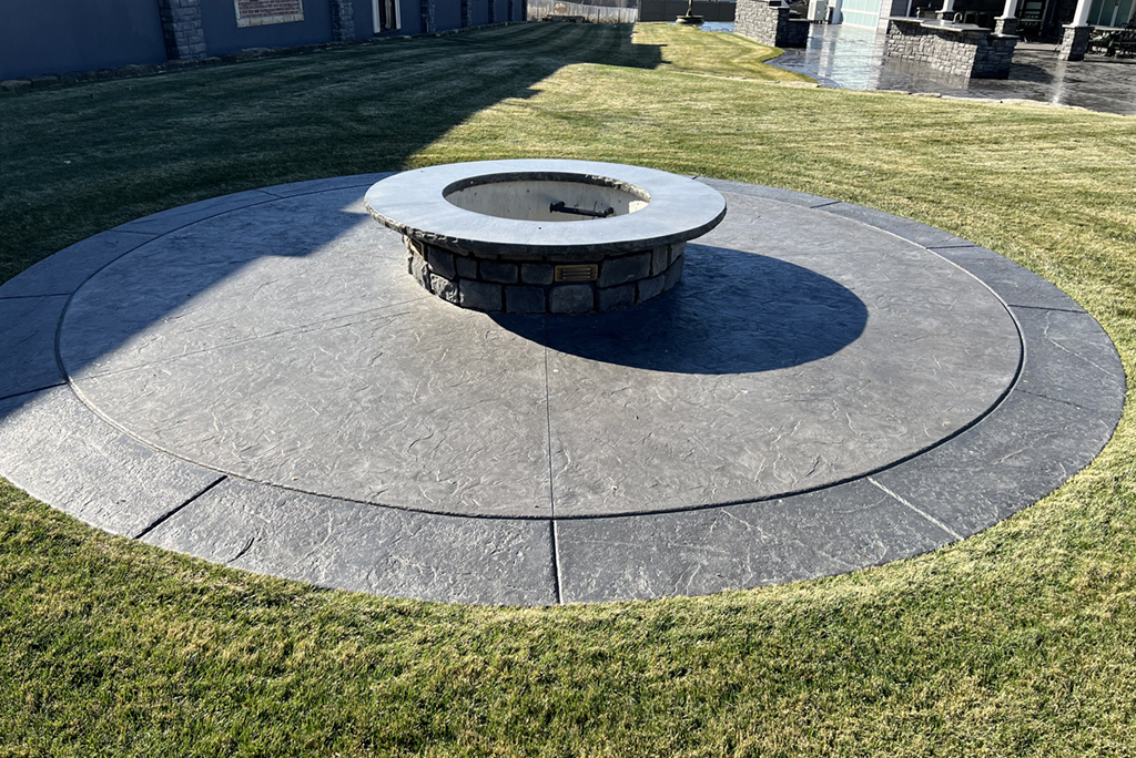 Stamped Concrete - Groover Chimney & Masonry