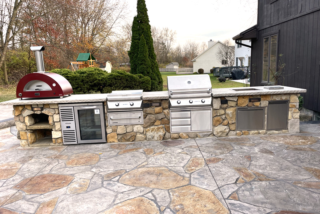 Stamped Concrete - Groover Chimney & Masonry