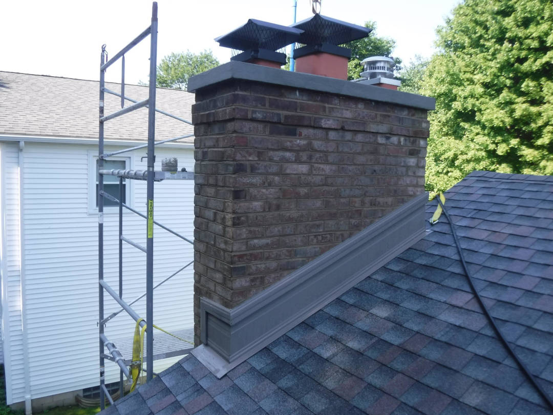 Custom Flashing - Groover Chimney & Masonry